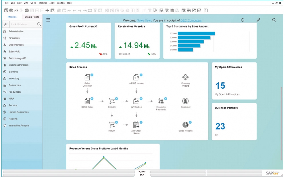 SAP Business One. Módulo de gestión contable y financiera – Qualisys