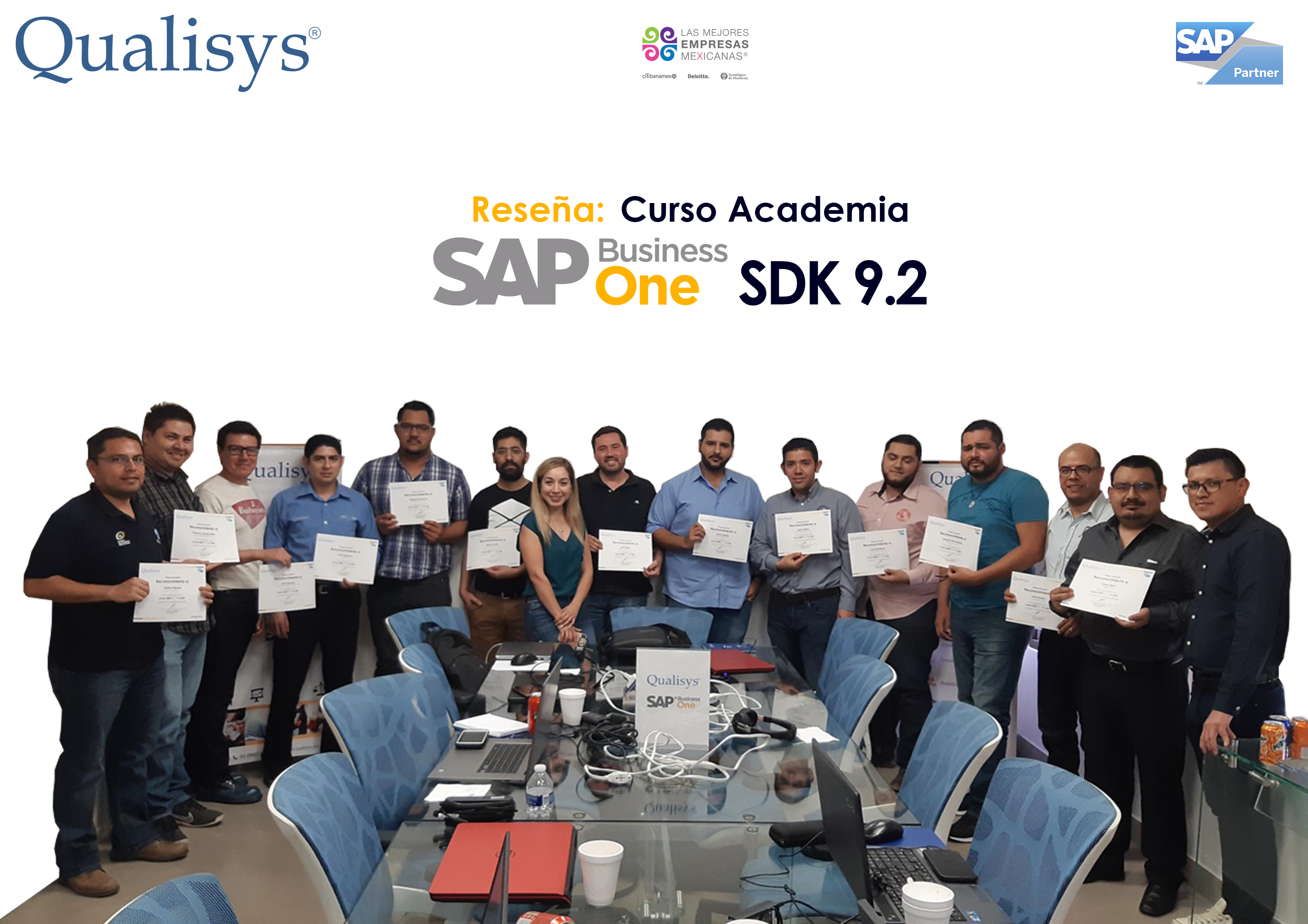 Reseña del Curso de la Academia de SAP Business One SDK 9.2 – Qualisys